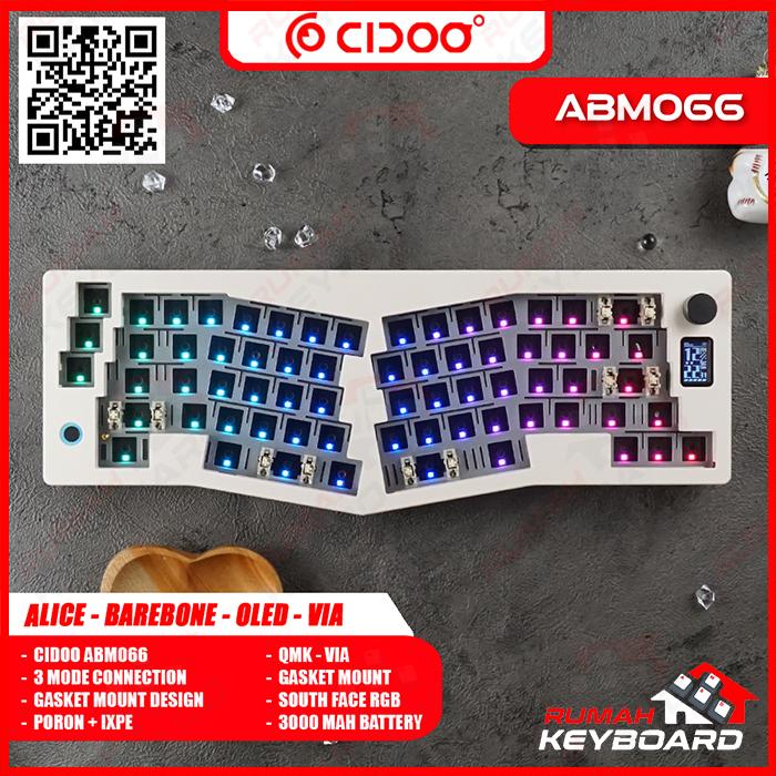 Jual Mechanical Keyboard - Cidoo Abm066 Alice - Oled - Via - South Face ...