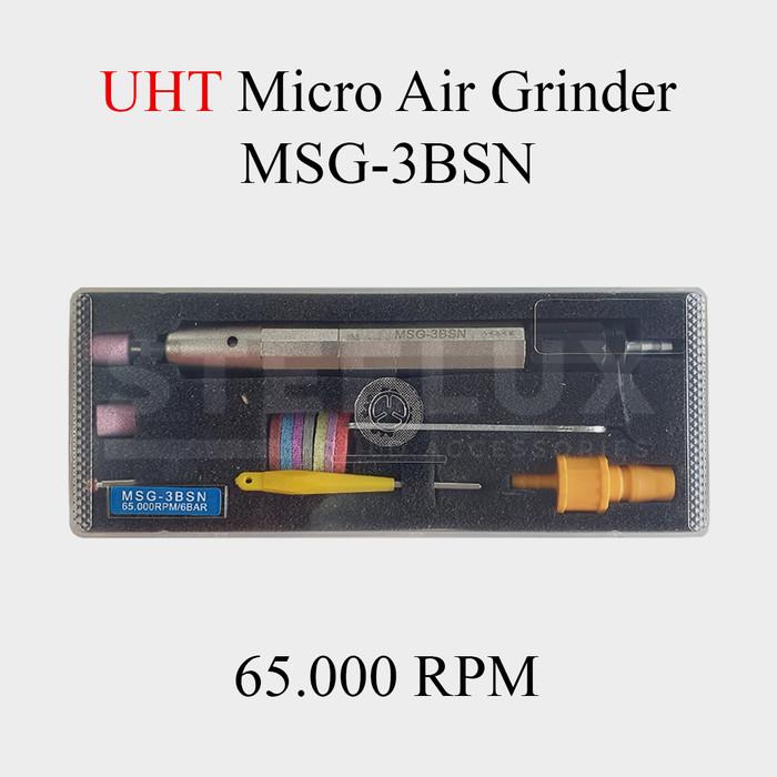 Jual Micro Air Die Grinder UHT MSG-3BSN Lurus 65000 RPM 6 BAR Mini ...
