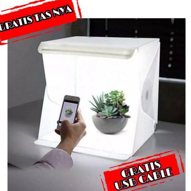 Jual Mini Foto Studio Box Led Lengkap + 2 Background Studio Photo Box ...