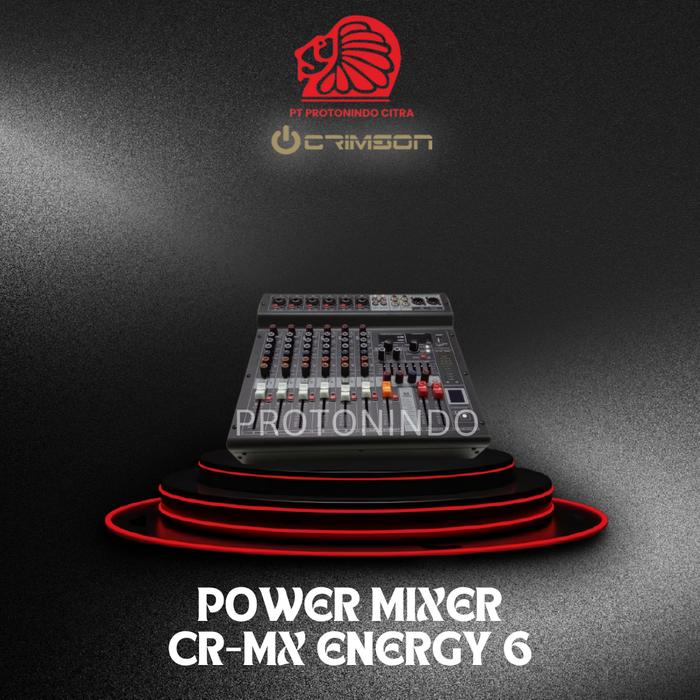 Jual Power Mixer - Crimson CR-MX ENERGY 6 - Jakarta Barat - Protonindo Citra Official | Tokopedia