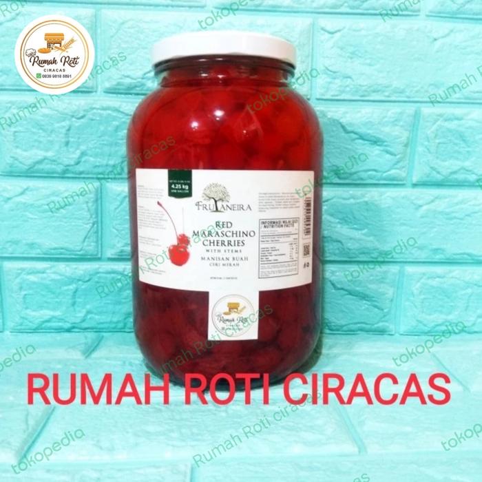 Jual CHERRY MERAH TANGKAI ANI MARASCHINO CHERRIES RED CHERY STEM BUAH ...