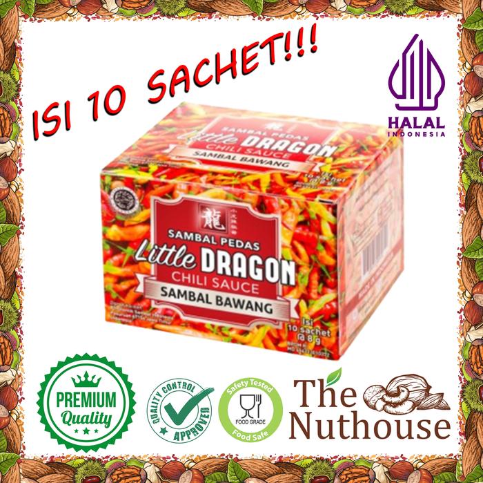 Jual Little Dragon Chili Sauce / Sambal Bawang Box Sachet [8g x 10pc ...