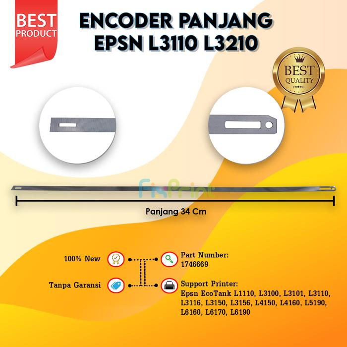 Jual Encoder Strip Pita Epson L1110 L3100 inktank L1210 L3210 L3216 ...