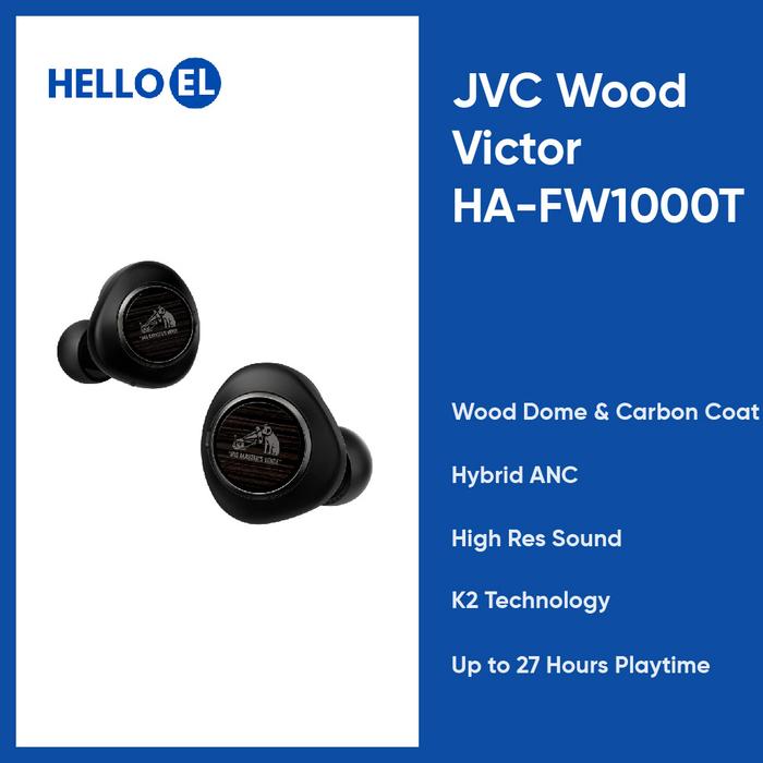 Jual JVC Wood Victor HA-FW1000T HA FW1000T HAFW1000T True Wireless Earbuds - Kota Tangerang ...