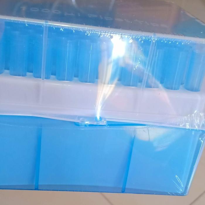Jual Pipet Tips Blue 1000 μl , Sterile , Rack Pack (1 Rack) | Biologix ...