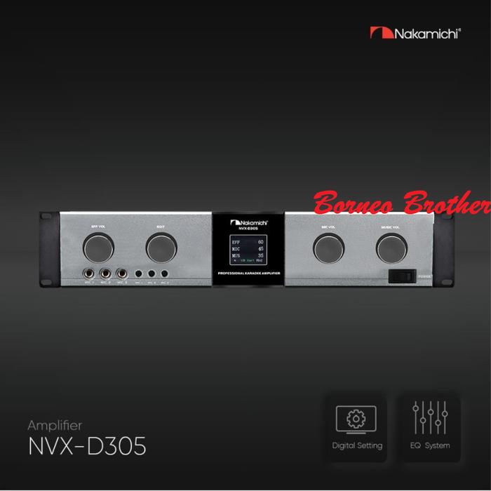 Jual Nakamichi NVX-D305 NVX D305 Original Amplifier Karaoke Digital ...
