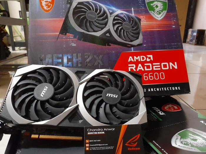 Jual MSI RADEON RX 6600 / RX6600 MECH 2X 8GB GDDR6 2ND - Jakarta Barat ...