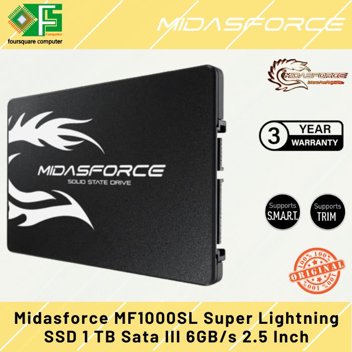 Jual SSD 1 TB Midasforce MF1000SL Super Lightning Sata III 6GB/s 2.5 ...
