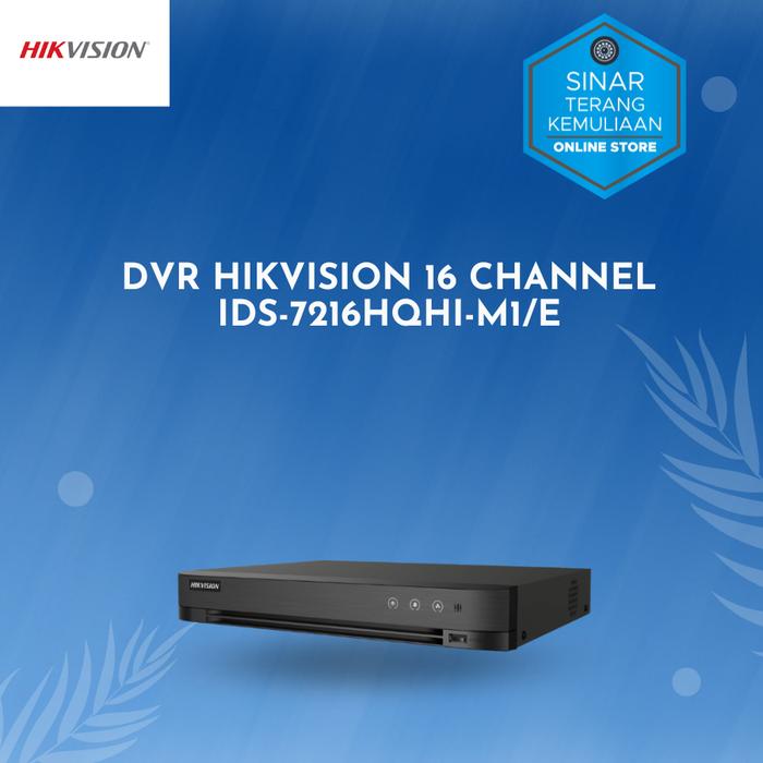 Jual DVR HIKVISION 16 CHANNEL UP TO 4MP iDS-7216HQHI-M1/E - Jakarta ...
