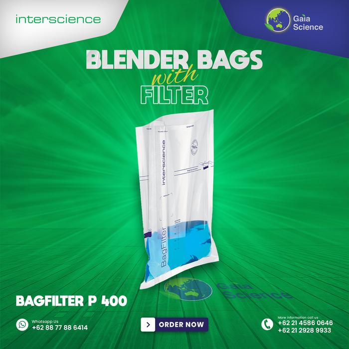Jual Interscience 111 425 BagFilter P Blender bags with filter 400 mL ...