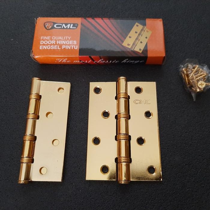 Jual Engsel Pintu Tebal Kuningan CAMEL 4'' / Engsel Gold CAMEL 4inch ...