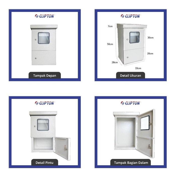 Jual Box Panel KWH Meter 1Phase 2pintu (+Kaca ) Model Topi - Kota ...