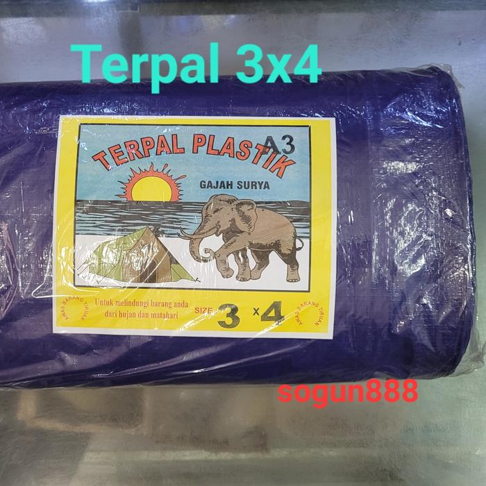 Jual Terpal Plastik 3x4 meter. Terpal 4x3 type A3 - Kota Surabaya ...