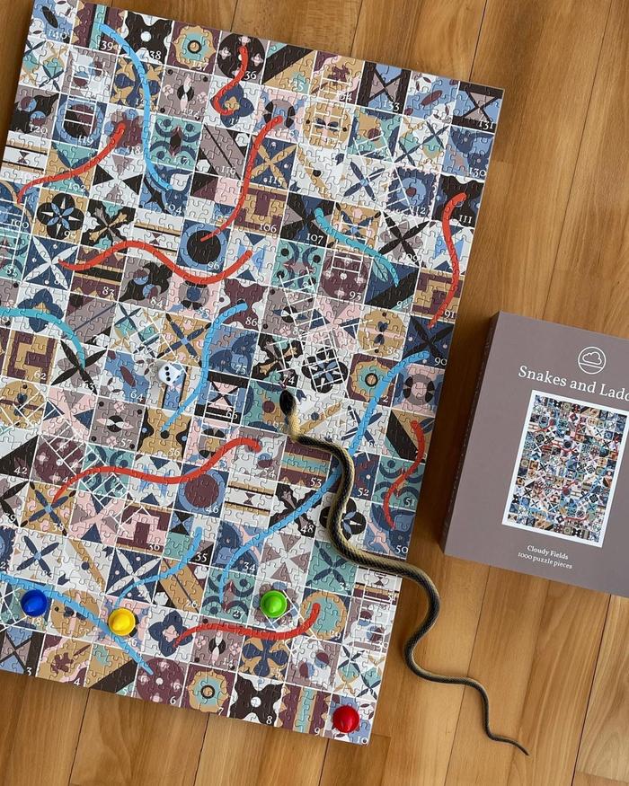Jual Snakes And Ladders - Jigsaw Puzzle 1000 Pieces Di Seller Velvet ...