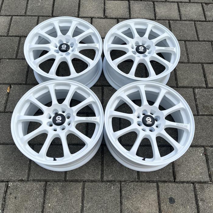 Jual Velg Original OZ Sparco Drift R17 4x100 Rally for Raize Yaris Jazz ...