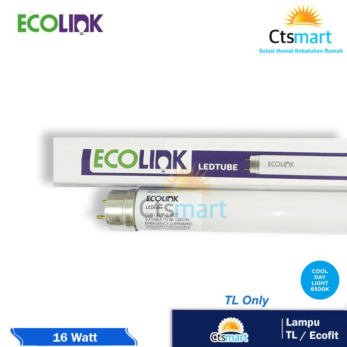Jual Lampu TL LED Tube T8 16 watt 16w 16watt Ecolink-Putih - Jakarta ...