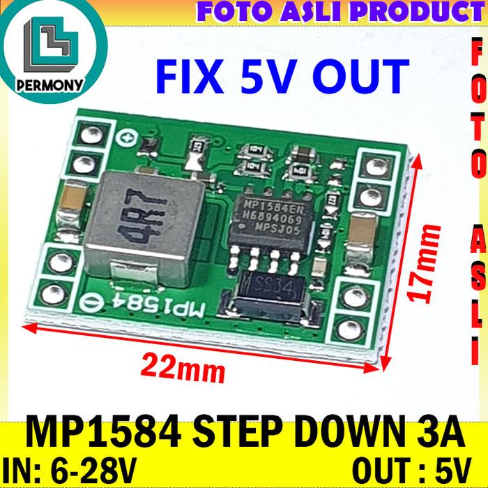 Jual MP1584 5V fix step down mp1584en 3A stepdown - Jakarta Pusat ...