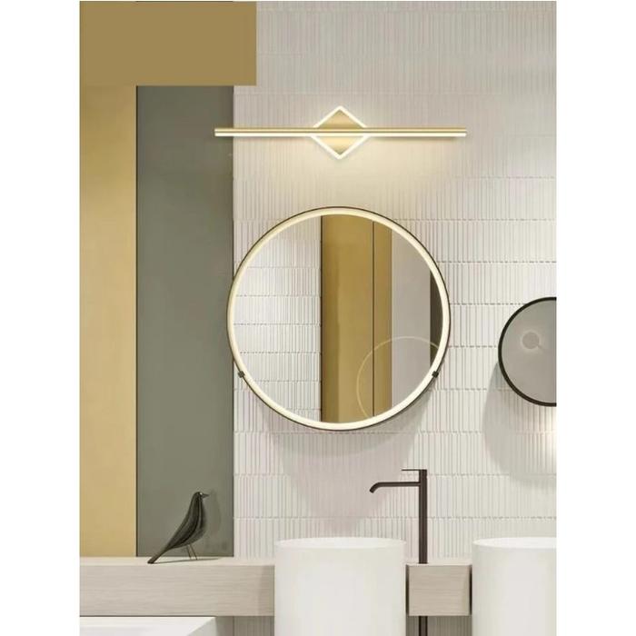 Jual Lampu dinding Strip led panjang Hias Cermin dinding - B 60cm Hitam ...