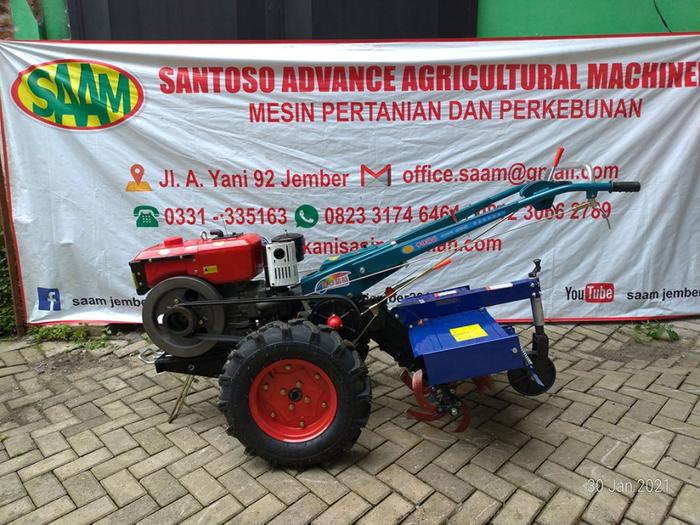 Jual Traktor Roda Dua Tipe SAAM 101 dilengkapi Rotari - Kab. Jember ...