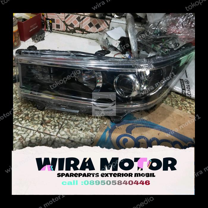 Jual lampu depan head lamp Toyota Innova reborn V/venturer original ...
