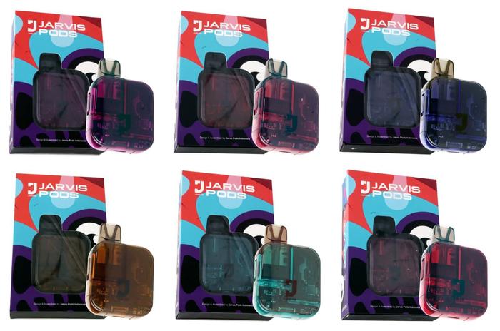 Jual Jarvis Pro Kit 14W 500mAh Pod Kit Authentic - AMBER BLUE - Kab ...