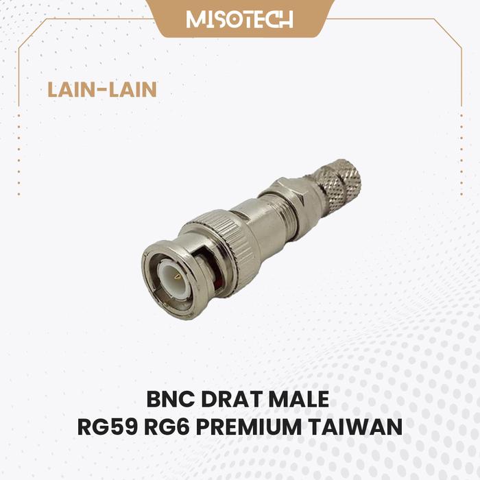 Jual JACK KONEKTOR CCTV - BNC DRAT MALE RG59 RG6 PREMIUM TAIWAN - Jakarta Barat - MISOTECH ...