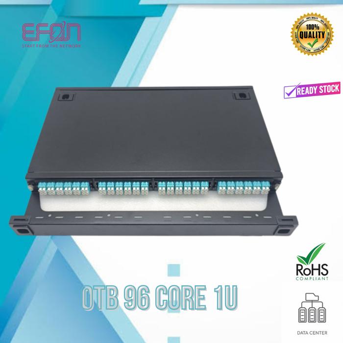 Jual OTB ODF 96 Core Module Panel LC UPC 1U 19 inches Multimode OM3-OM4 ...