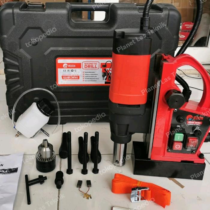Jual Mesin Bor Magnet Edon magnetic Drill 35Mm 900w edon ed16-3590 ...