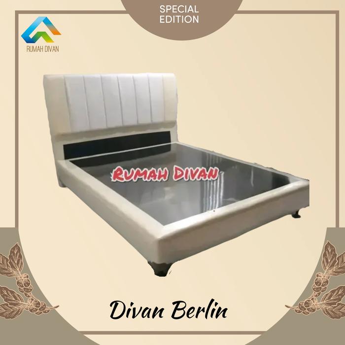 Jual Divan Dipan Tempat Tidur Springbed "BERLIN" uk.160x200 (queen size ...