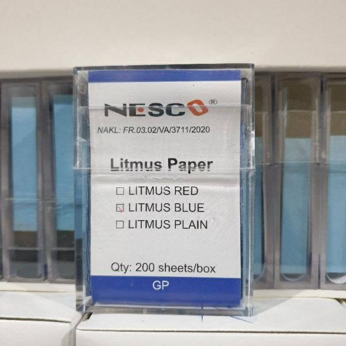 Jual Kertas Lakmus Merah Litmus Paper Biru Nesco - Biru - Jakarta Barat ...