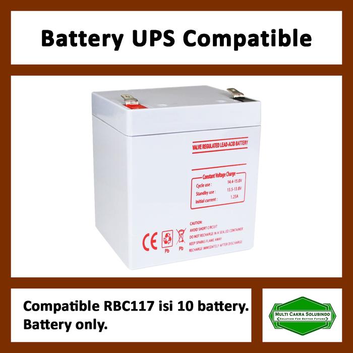 Jual Battery UPS APC RBC117 Compatible - Kota Tangerang - Multi Cakra ...