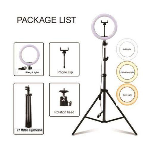 Jual Coretech Lumen Ring Light Stand Tripod Lampu Selfie Tiktok Vlog Di ...