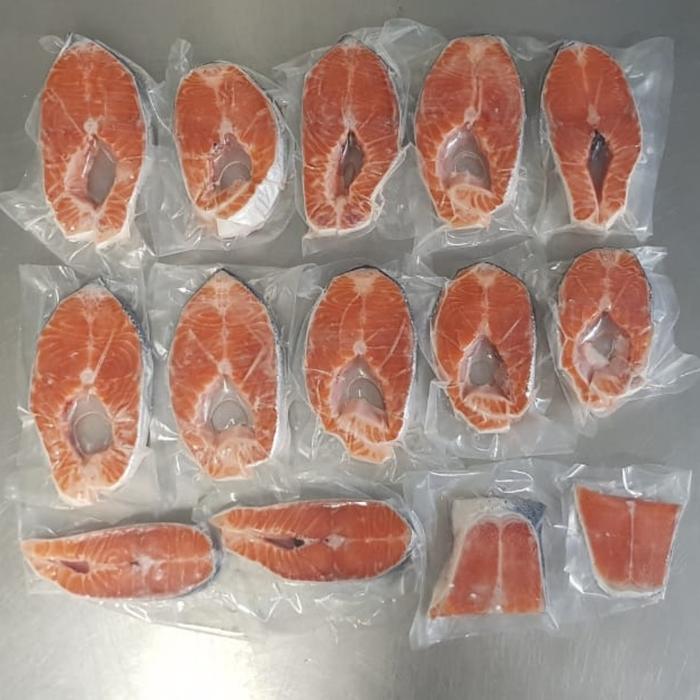 Jual Salmon Steak @500gr Isi 2 - 3Pcs Frozen Premium - Jakarta Utara ...