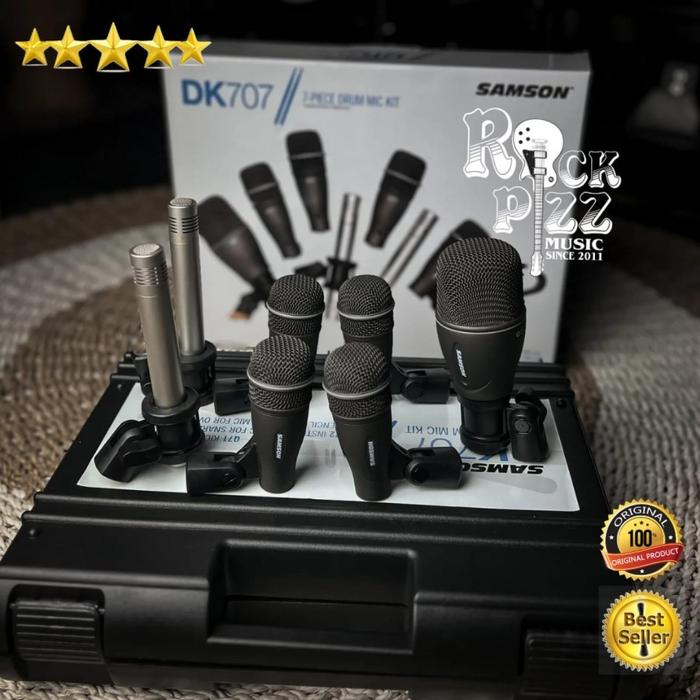 Jual SAMSON DK-707 DK707 DK 707 7-PIECE DRUM MIC KIT - Kota Denpasar - RockPizz Music | Tokopedia
