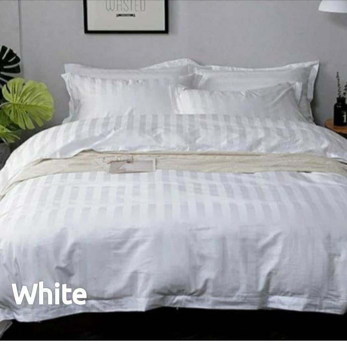 Jual Sprei Dobby Dolby Kualitas Hotel Uk 140x200 - Putih, 25 cm - Kab ...
