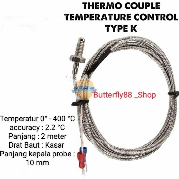 Jual Thermo Couple Type K Temperature Control 2 mtr - Kota Tangerang ...