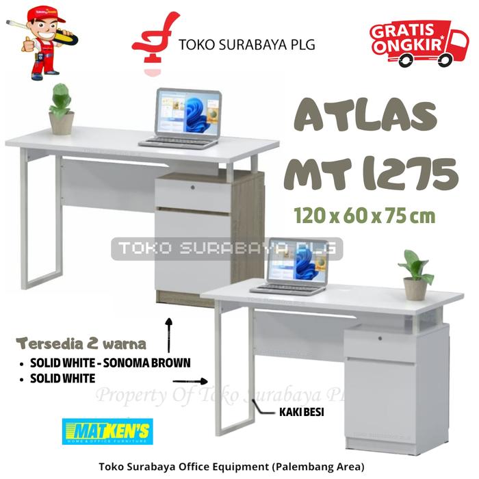 Jual Meja Belajar Anak Meja Tulis Matkens Atlas MT 1275 Meja Kerja ...