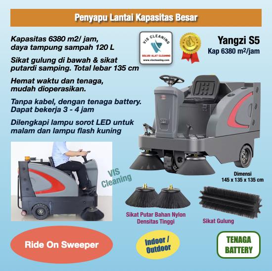 Jual Ride On Sweeper YZ-S5 / Mesin Penyapu Kapasitas Besar (Bengan ...