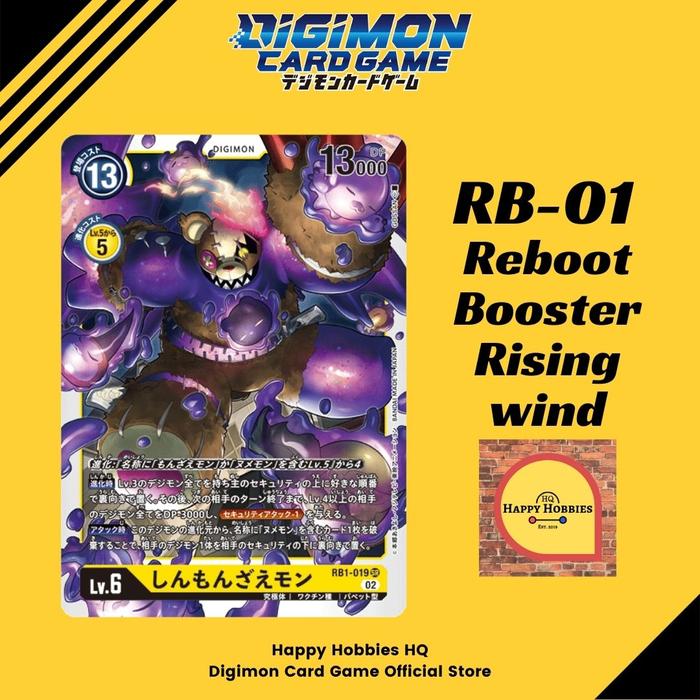 Jual Digimon Card Game RB1-019 ShinMonzaemon Super Rare - Kota Surabaya ...