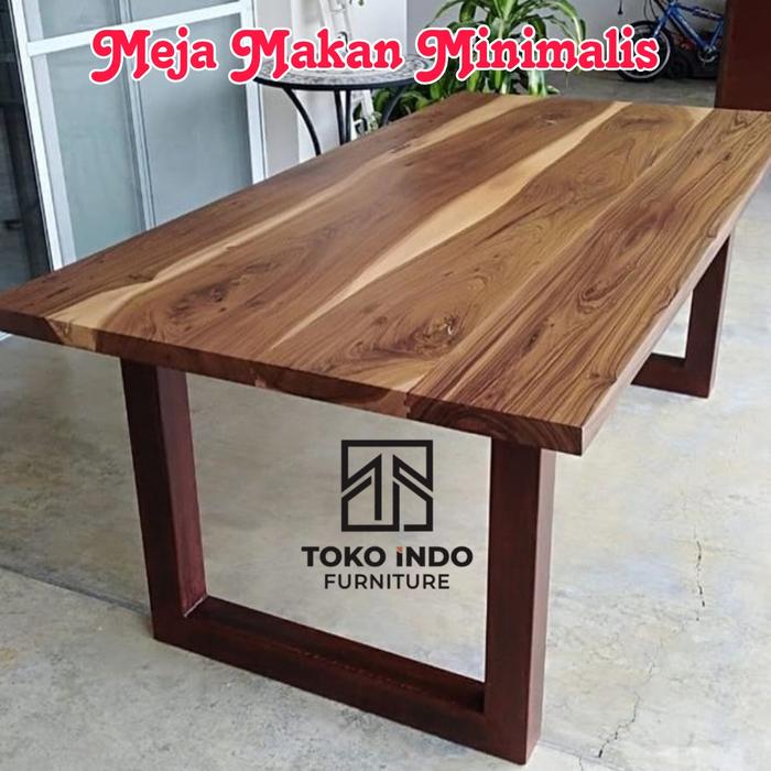 Jual Meja Makan Solid Kayu Jati Minimalis Panjang - Kab. Jepara - Toko ...