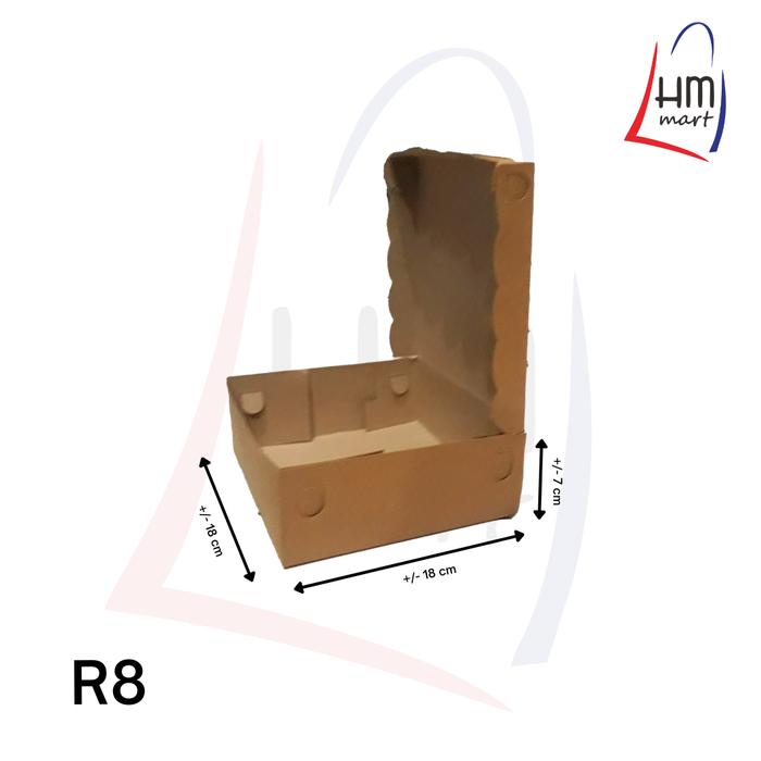 Jual 100 Lembar Dus Kraft R8 Dus Nasi Dus Coklat R8 - Kota Surakarta ...