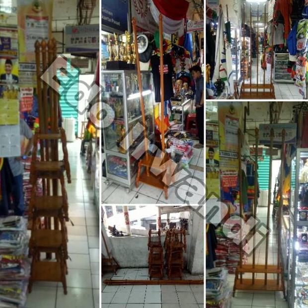 Jual Neww!!! Tiang Bendera Pataka Tiang Bendera Ruangan Lobang 1 Ready ...