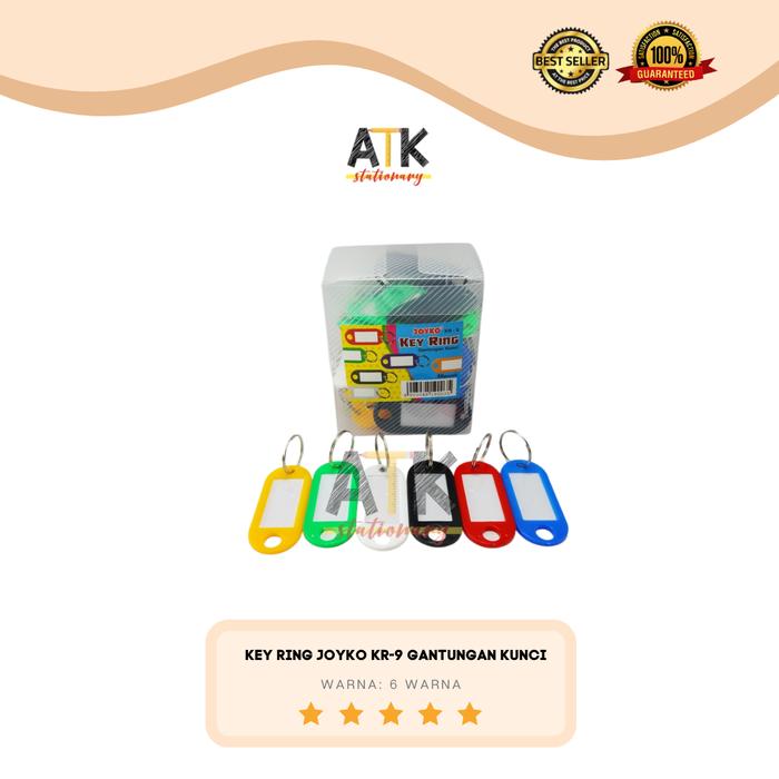 Jual Key Ring Joyko KR-9 / Gantungan Kunci Loker KR 9 / Label Tag Nama ...