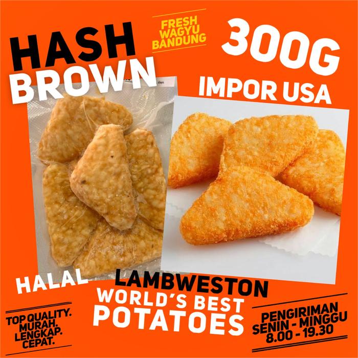 Promo LAMBWESTON HASH BROWN TRIANGLE BREAKFAST Kentang Goreng Impor USA ...