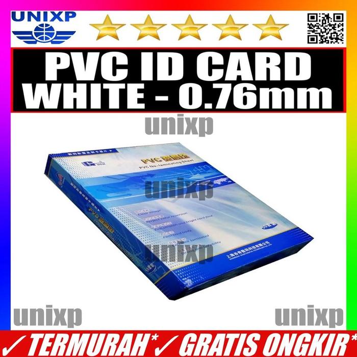 Jual Neww!!! Bahan Printer Id Card Print Kartu Cetak Id Card Kertas Pvc ...