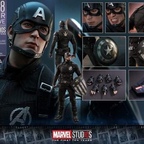 Jual Hot toys Captain America Concept art Exclusive Marvel Ten years ...