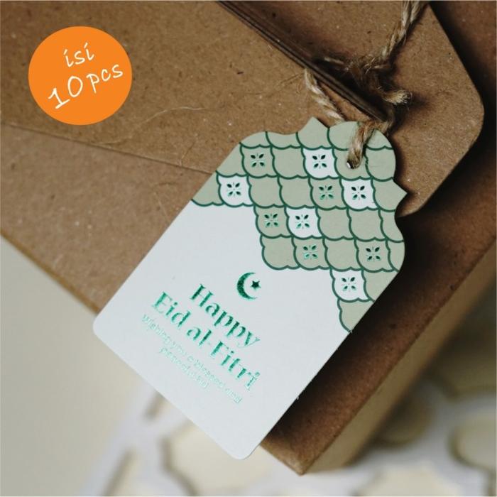 Jual Hangtag Idul Fitri Kartu Ucapan Lebaran Tag Hampers Parcel Eid ...