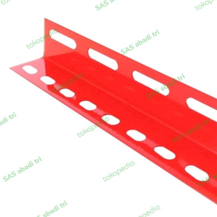 Jual Rak siku lubang besi / besi siku lobang merah (2.mm) - Jakarta ...