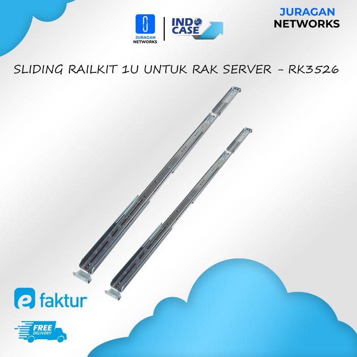 Jual Sliding Rail Kit 35 x 26 Untuk Rak Server Rackmount Case 1U - Kota ...