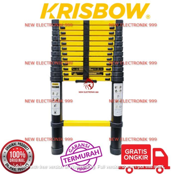 Jual KRISBOW LADDER TELESCOPIC SINGLE 3.8M PRLTS3812 10462831 - Jakarta ...